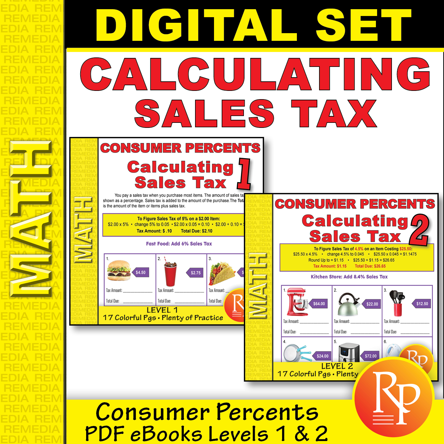 Math, Consumer, Percents, Sales Tax, money, life skills
